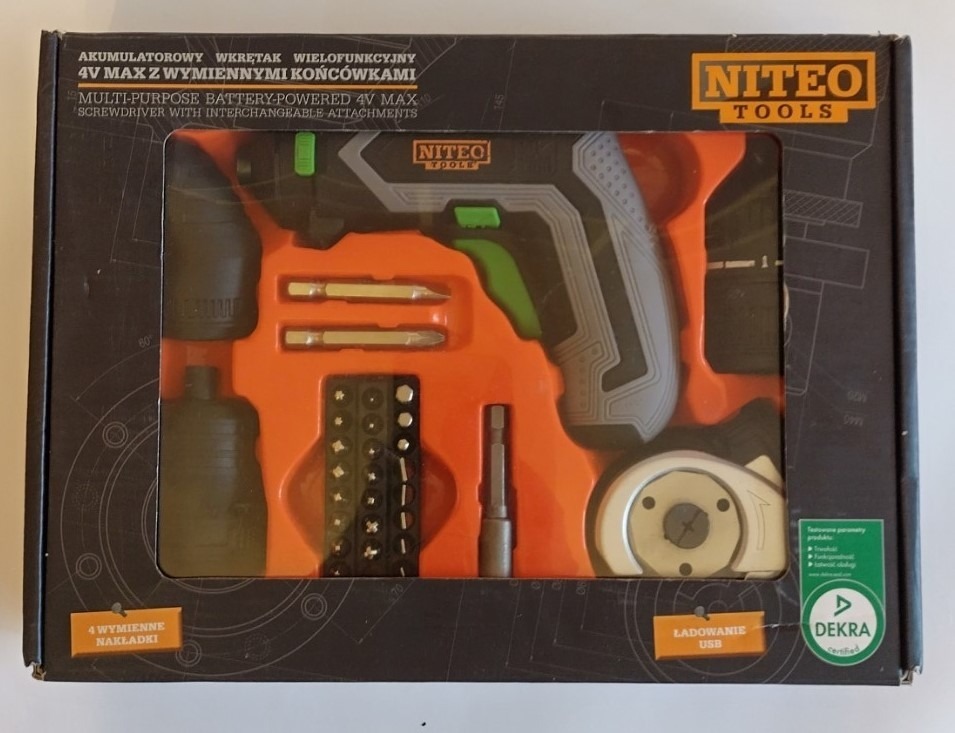 WKRĘTAK AKUMULATOROWY, wielofunkcyjny NITEO TOOLS | Warszawa | Kup ...