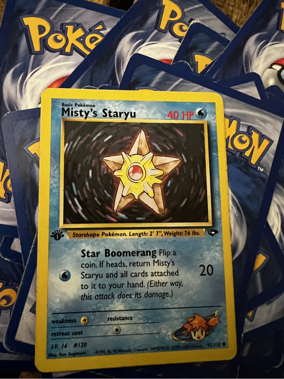Mistys Staryu Karta Pokemon Goleniów Licytacja Na Allegro Lokalnie