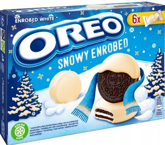 OREO SNOWY ENROBED wersja świąteczna UK 246 g | Wrocław | Kup teraz na ...