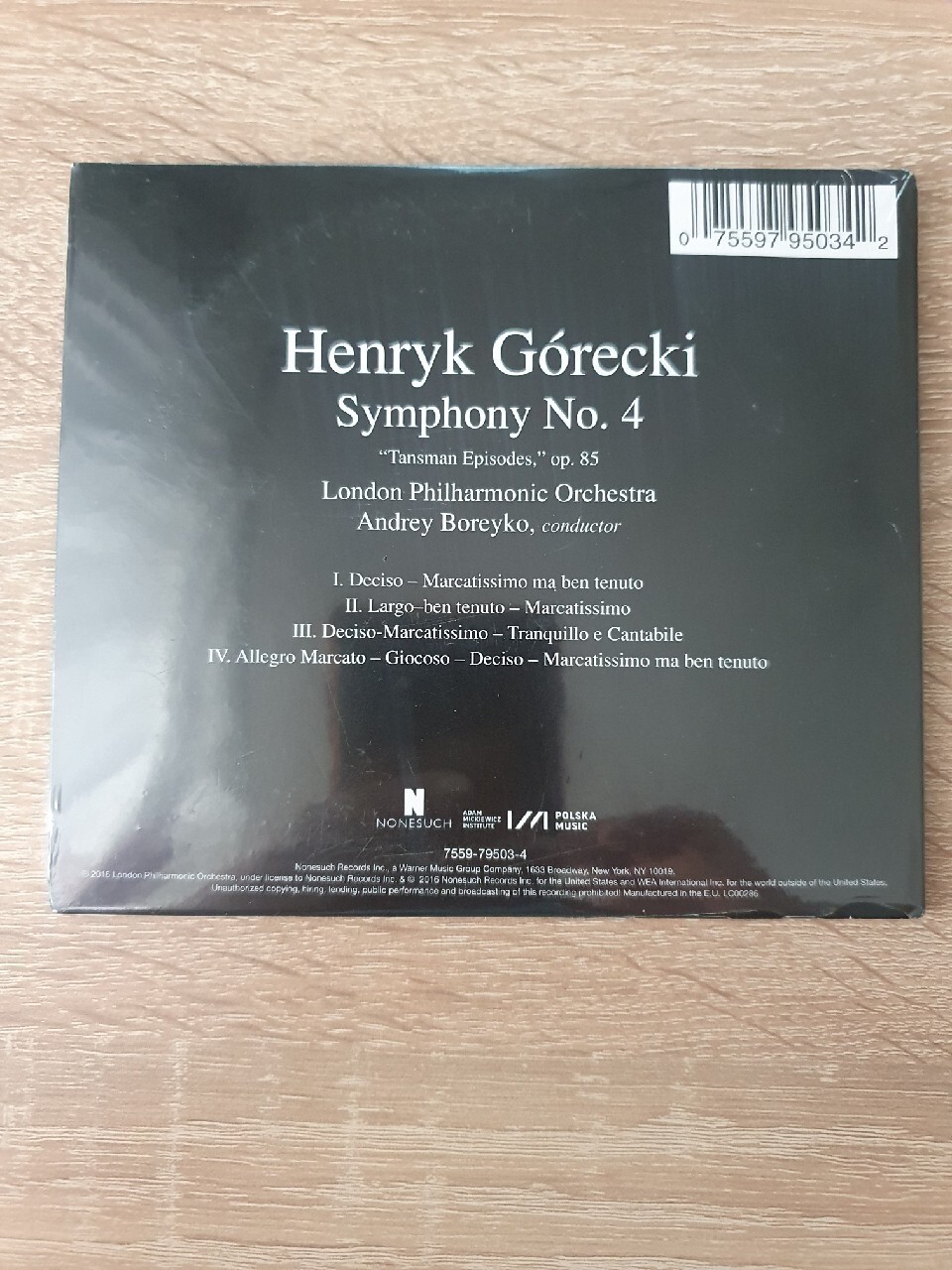 Henryk Gorecki, symphony no.4 , nowa, folia | pozezdrze | Kup teraz na ...