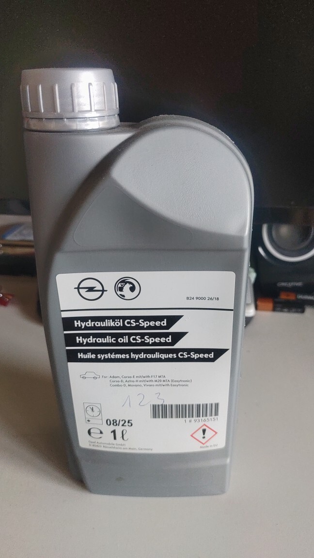 Olej hydrauliczny Opel GM 93165151 Easytronic 1L | Warszawa | Kup teraz ...