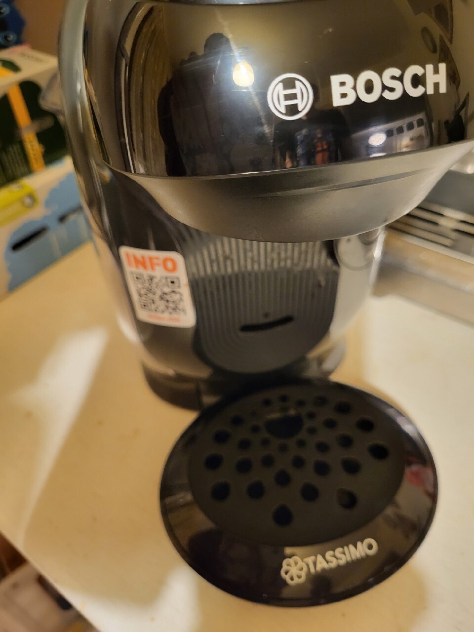 Tassimo ekspres kapsułkowy TAS110X Bosch, czarny | Kraków | Kup teraz ...
