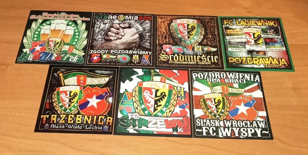 Vlepki wlepki Śląsk Wrocław zgodowe | Kraków | Kup teraz na Allegro ...