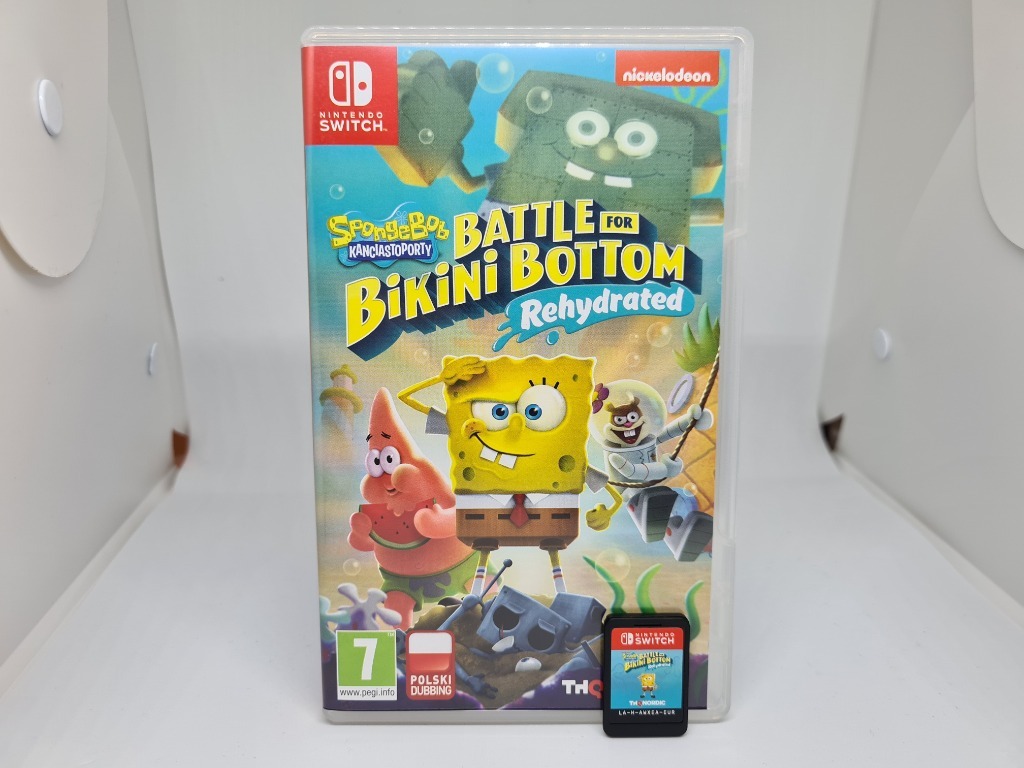 SPONGEBOB SQUAREPANTS GRA NINTENDO SWITCH | Wrocław | Kup teraz na ...