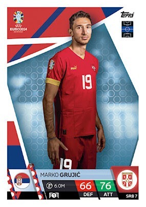 Karta TOPPS Euro 2024 Match Attax - SRB 7 MARKO GRUJIC | Kraków | Kup ...
