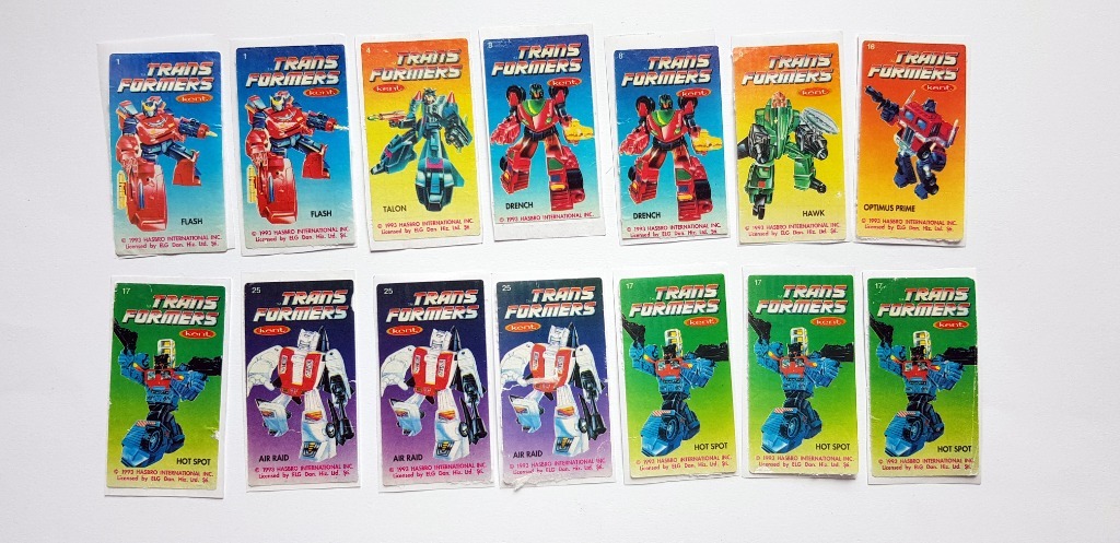 KENT TRANSFORMERS TRANS FORMERS obrazki z gum | Warszawa | Kup teraz na ...