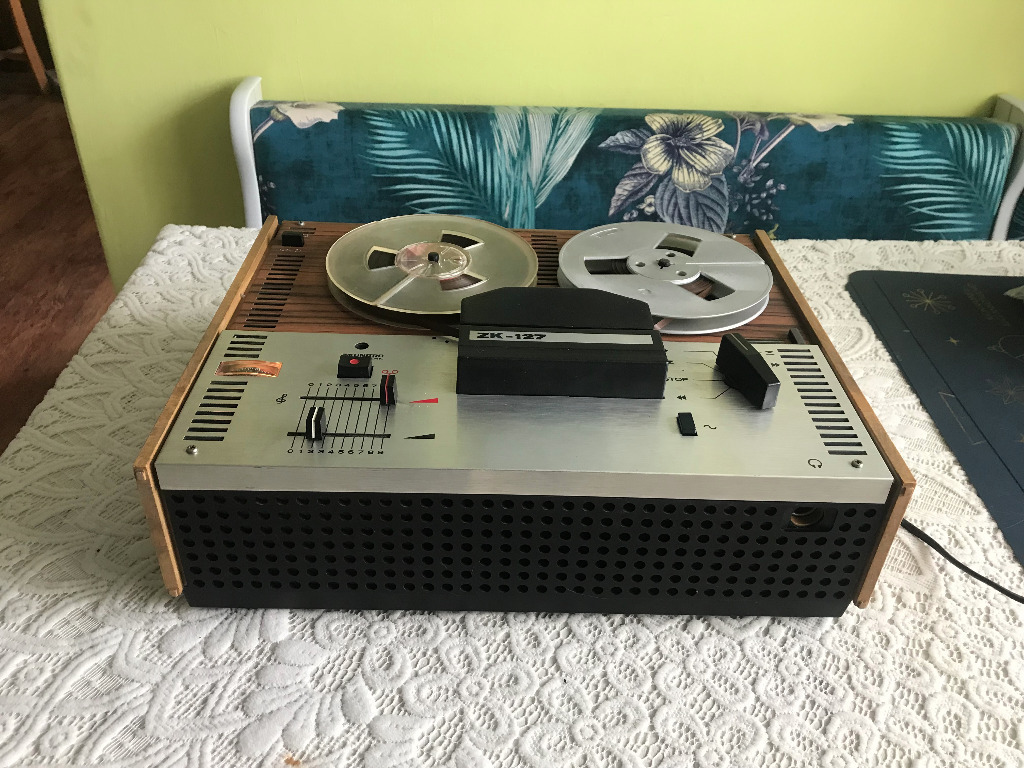 Magnetofon szpulowy PRL Unitra ZK 127 paski | WROCŁAW | Kup teraz na ...