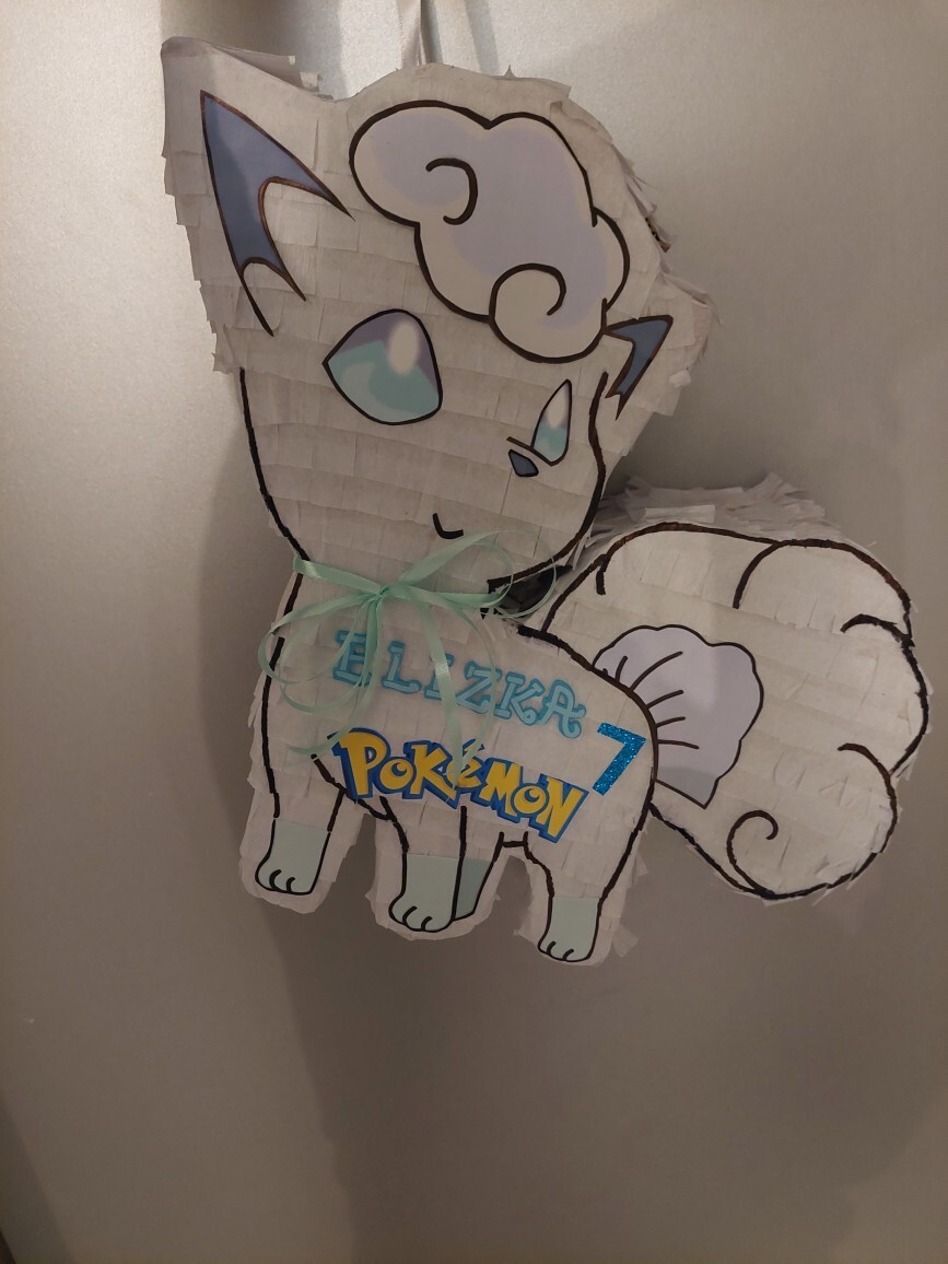 Piniata pokemon alola vulpix ice z kijem | Środa wielkopolska | Kup ...