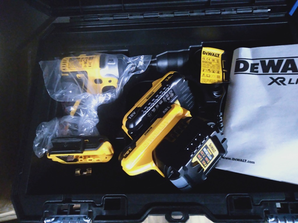 Klucz udarowy 18V 950Nm 3/4cala +2x akumulator 5Ah TSTAK DeWalt ...