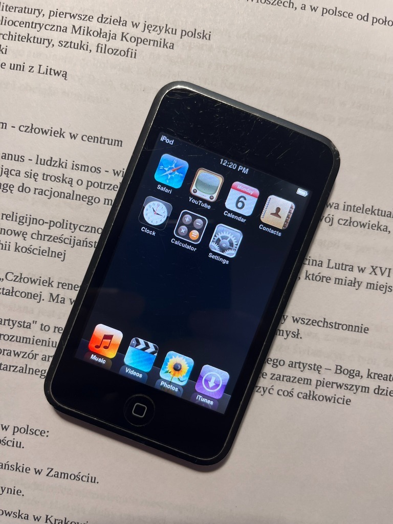 Apple iPod Touch 1G 1st Gen. 16GB iPhoneOS iOS 1.1 | Wieliczka | Kup ...