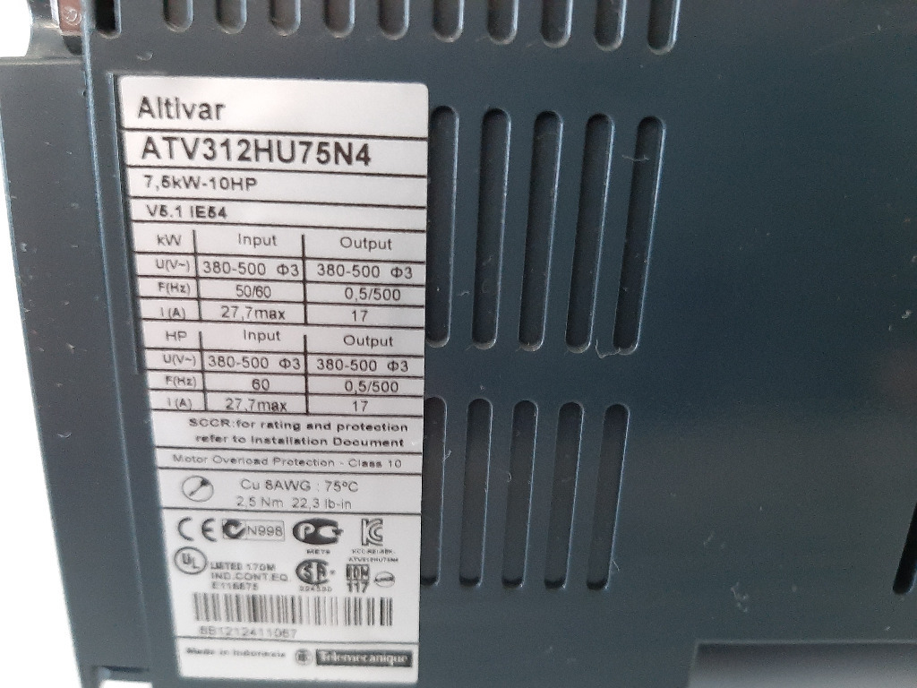 Falownik 7,5 kW , Schneider Altivar ATV312HU75N4 | Łódź | Kup teraz na ... Falownik 7,5 kW , Schneider Altivar ATV312HU75N4 | Łódź | Kup teraz na ...