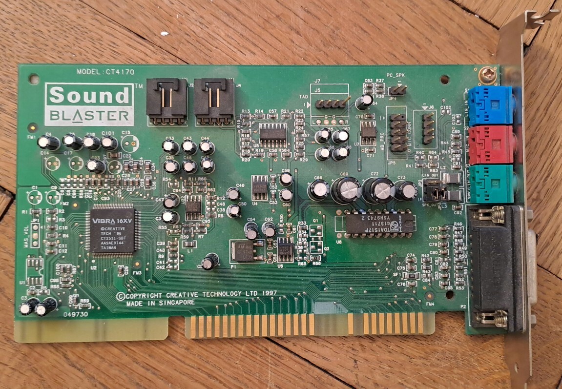 Sound Blaster Socket 3 Socket 486 Retro PC Stary Komputer Retro ...