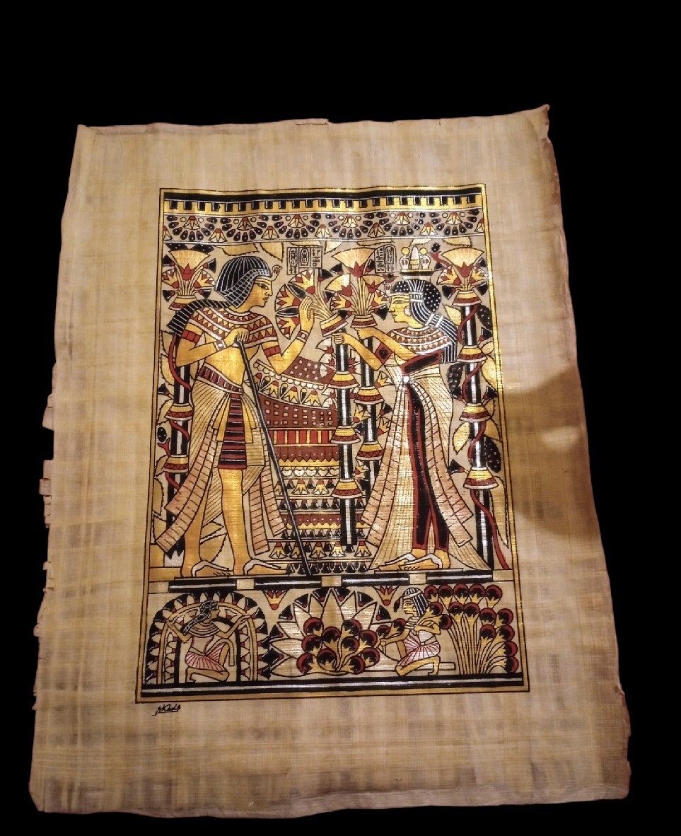 PAPIRUS OBRAZ pamiątka z Egiptu | Katowice | Licytacja na Allegro Lokalnie