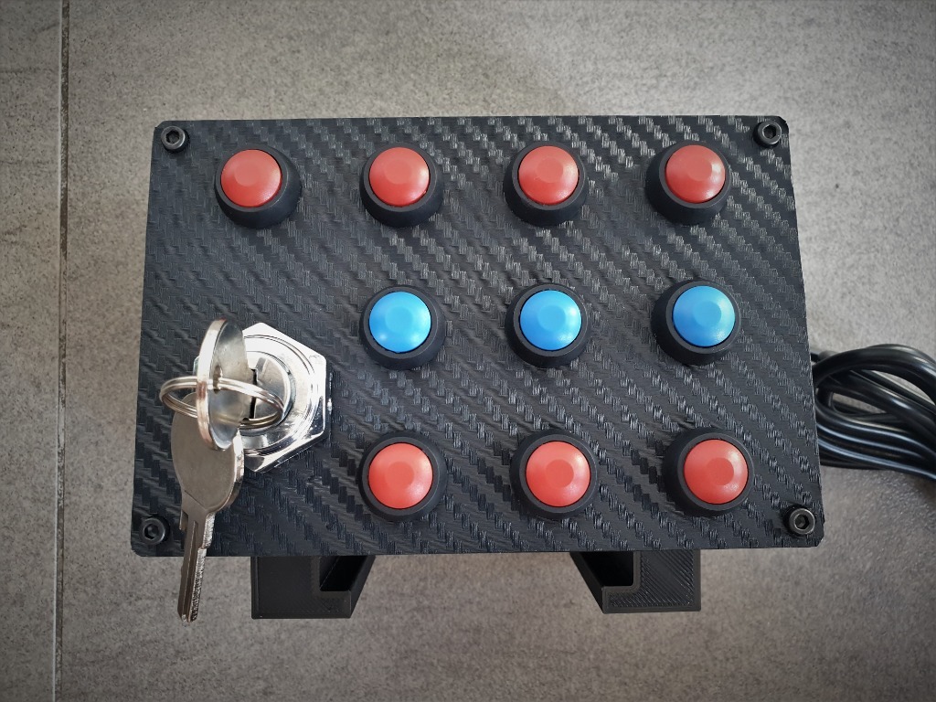 Button box - 10 przycisków+STACYJKA(dwustopniowa!) | Poznań | Kup teraz ...