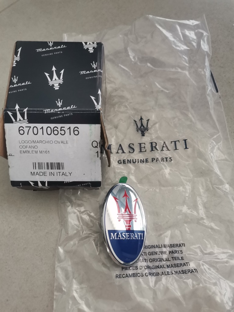 Logo emblemat na maskę Maserati Levante Granturismo 670106516 | Marki ...