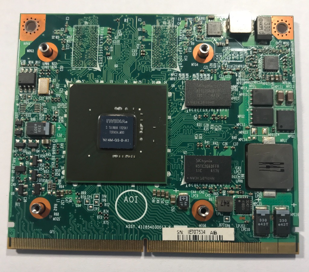 KARTA GRAFICZNA nVidia GeForce GT 730M 1GB PCIe | Kraków | Kup teraz na ...