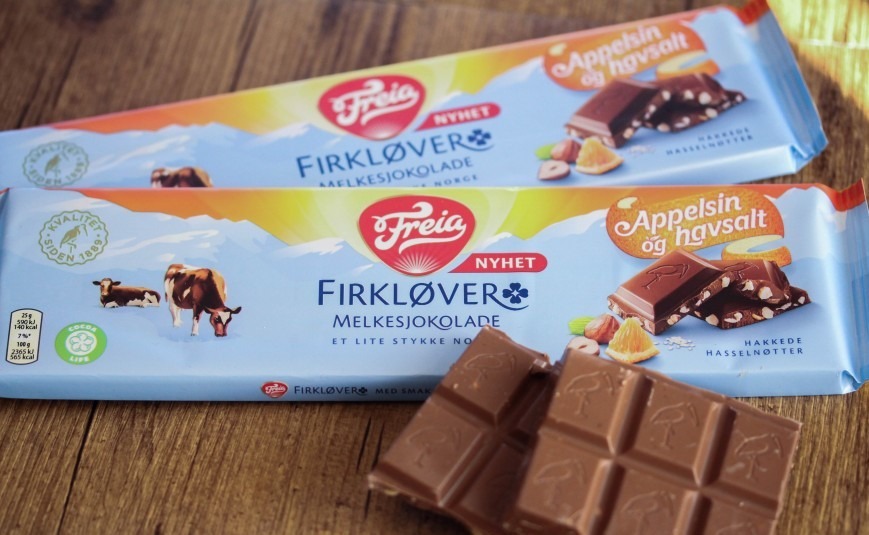 Czekolada Norweska FREIA 200g z pomarańczą i solą | Białystok | Kup ...