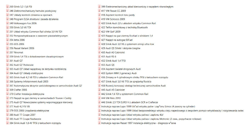 ZESTAW- VCDS zeszyt kodowania, zeszyty szkoleniowe | Kraków | Kup teraz na Allegro Lokalnie