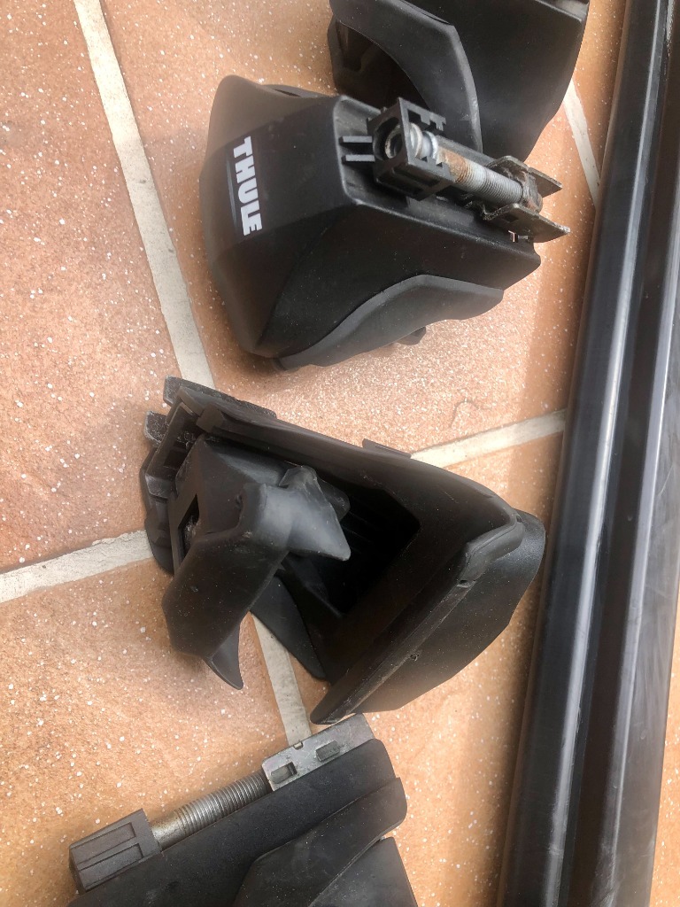 4 x Stopa foot pack Thule 755 plus belki thule czarne 108 cm | Warszawa | Kup teraz na Allegro ...