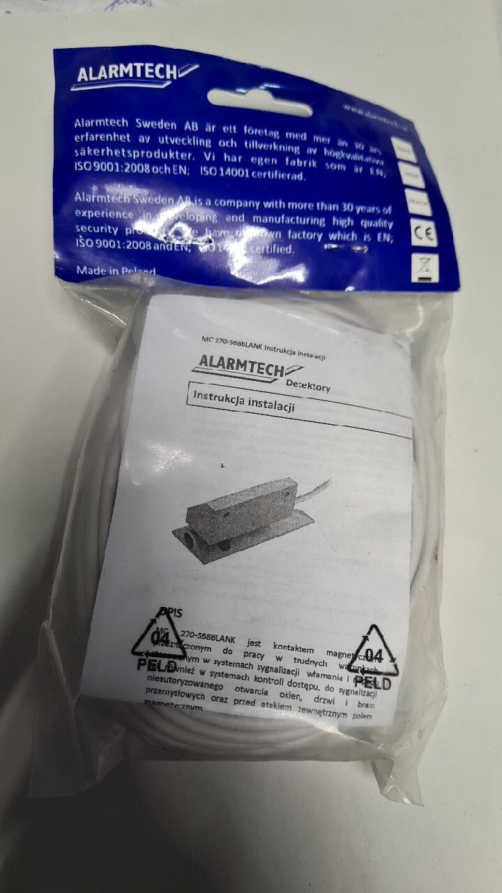 Kontrakton magnetyczny MC 270S68 alarmtech | Chodzież | Kup teraz na Allegro Lokalnie