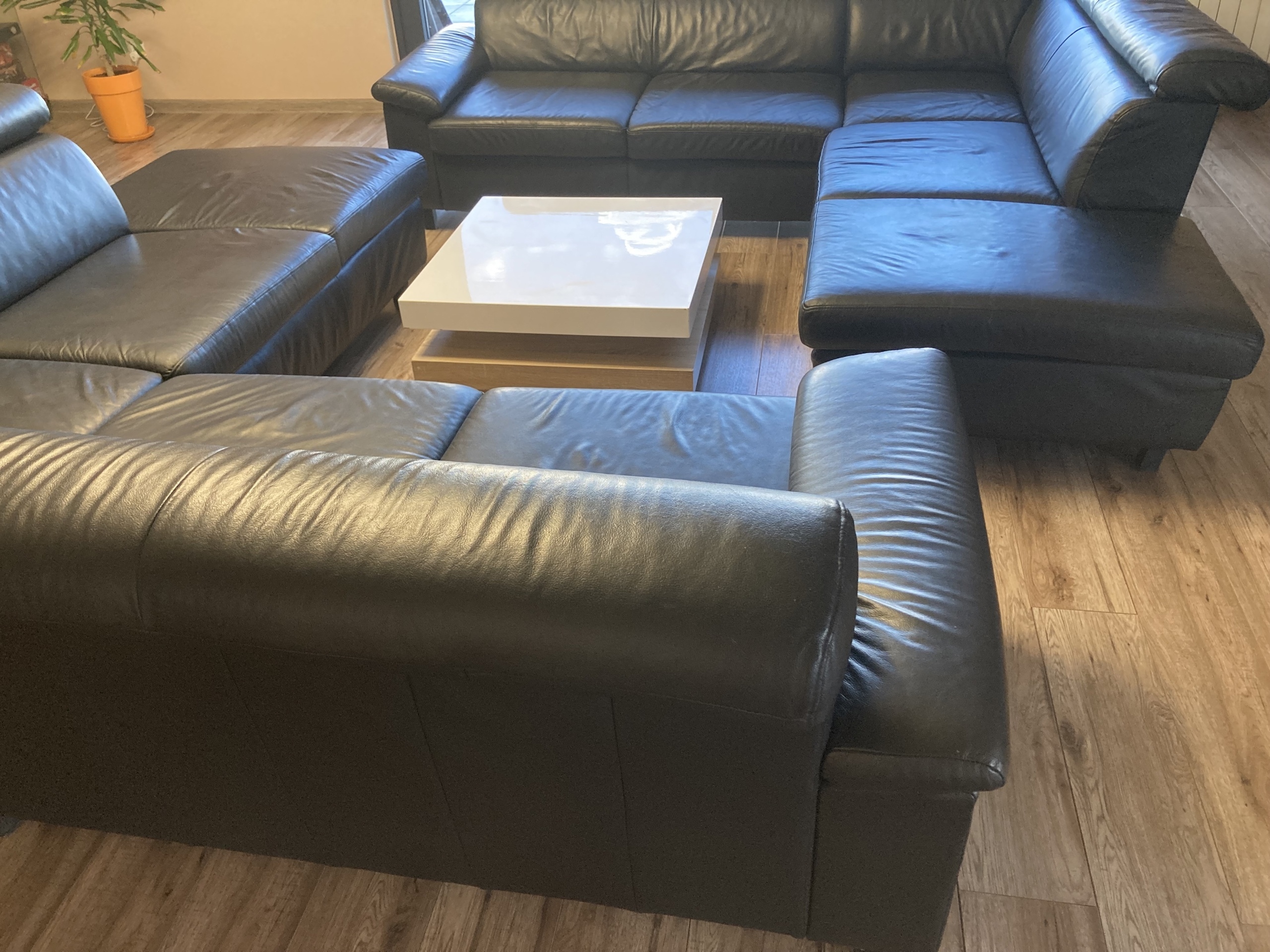 Sofa skora naturalna 2szt | Góra | Ogłoszenie na Allegro Lokalnie