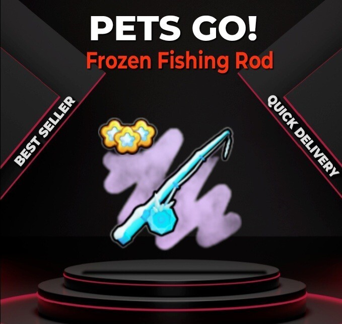 FROZEN FISHING ROD PETS GO ROBLOX | Oświęcim | Kup teraz na Allegro ...