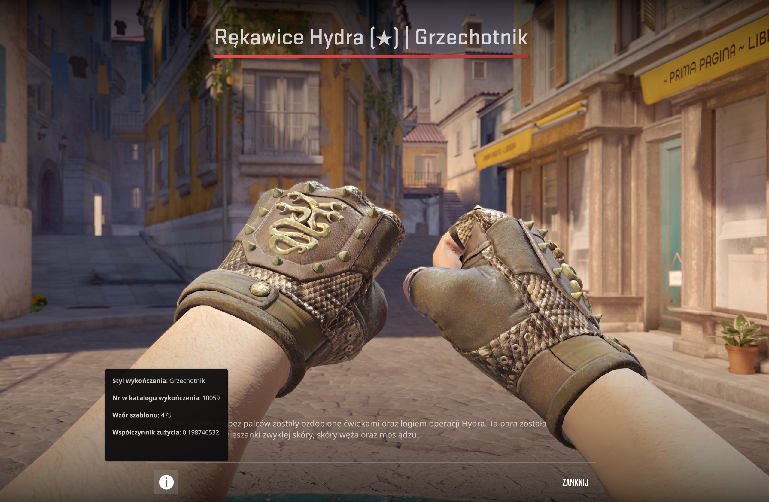 Rękawice Hydra Grzechotnik skin do cs2 | Chorzów | Kup teraz na Allegro ...