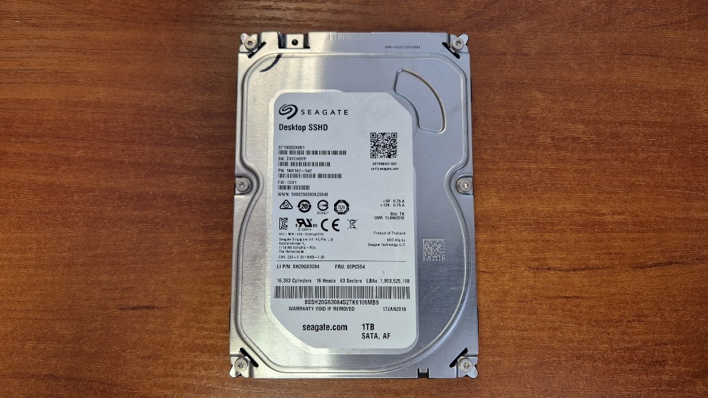 Dysk SSHD 3,5 Seagate ST1000DX001 8GB-1TB | Warszawa | Kup teraz na ...