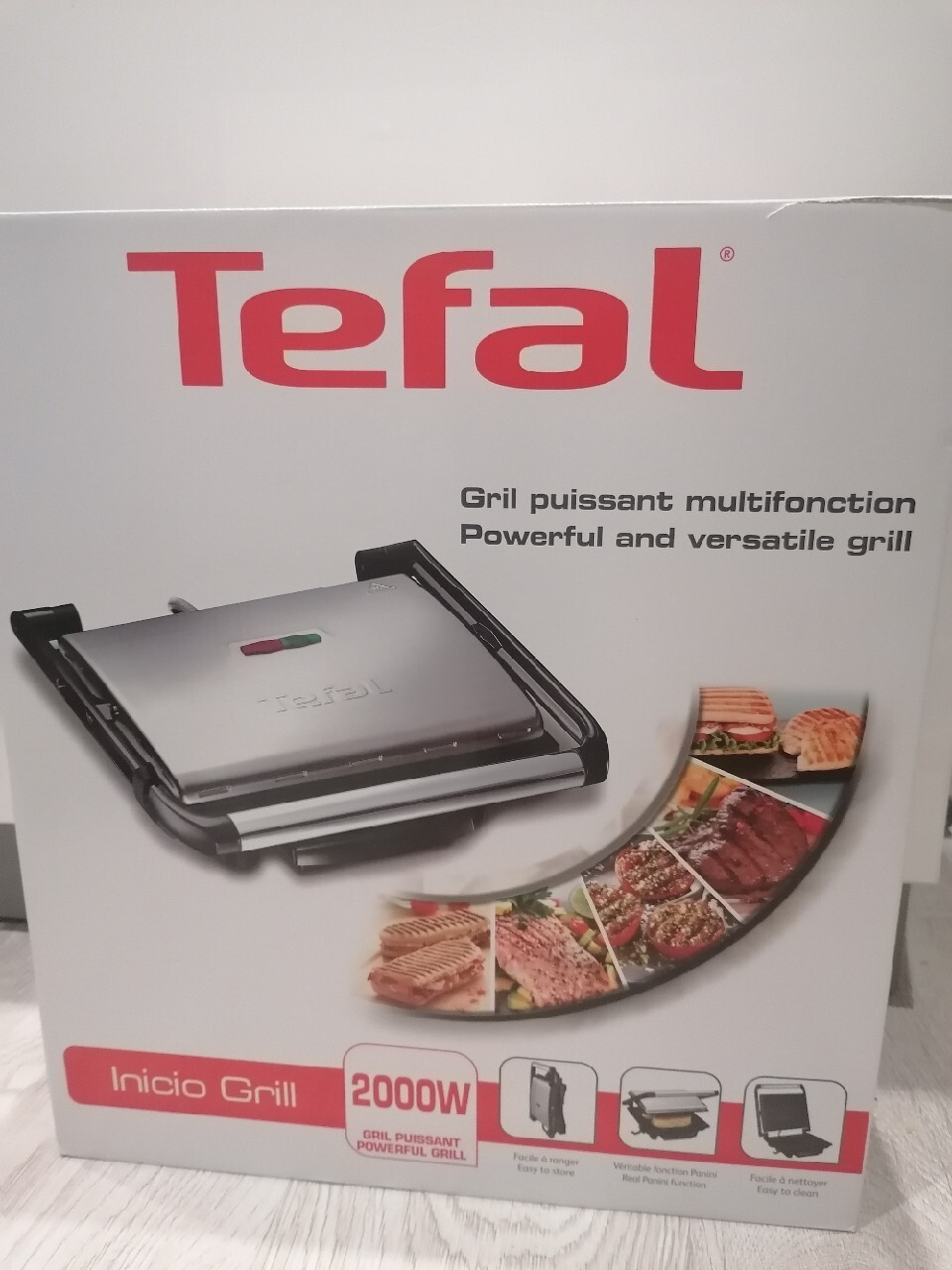 NOWY Grill elektryczny TEFAL INICIO PANINI GC241D | Wrocław | Kup teraz ...