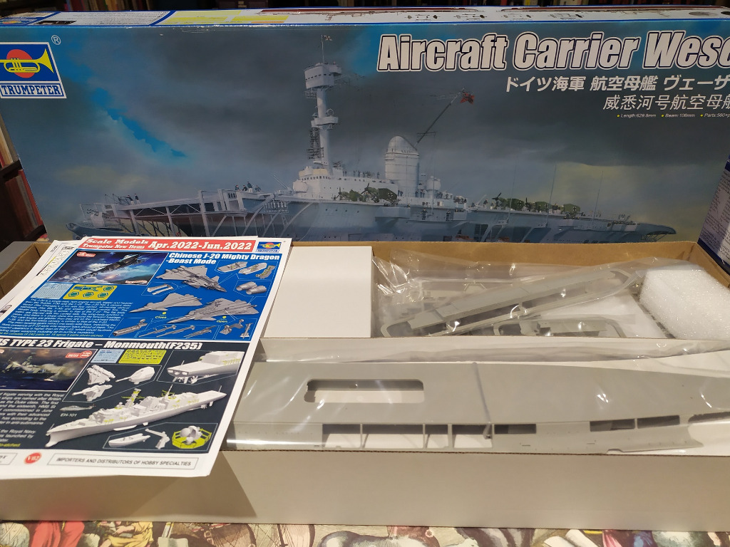 TRUMPETER 05633 AIRCRAFT CARRIER WESER | Ozorków | Kup teraz na Allegro ...