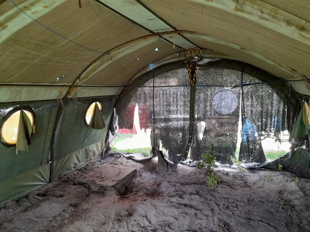 Namiot wojskowy NS 64 stelaż czasza | Bełchatów | Ogłoszenie na Allegro Lokalnie