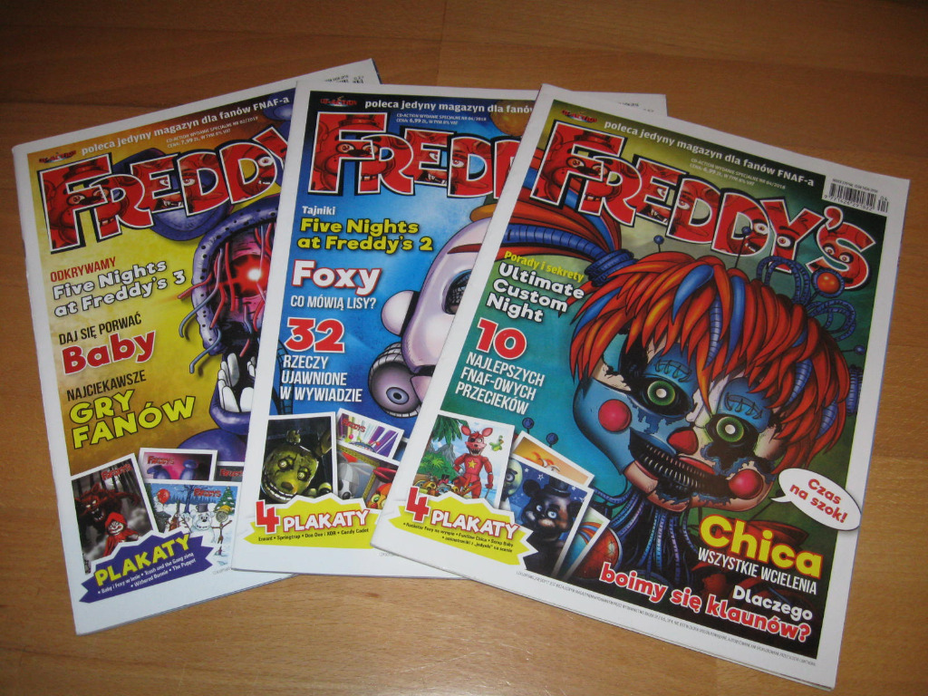 Freddys X3 Magazyn Dla Fanów Fnaf Cd Action Stary Zamość Kup Teraz Na Allegro Lokalnie