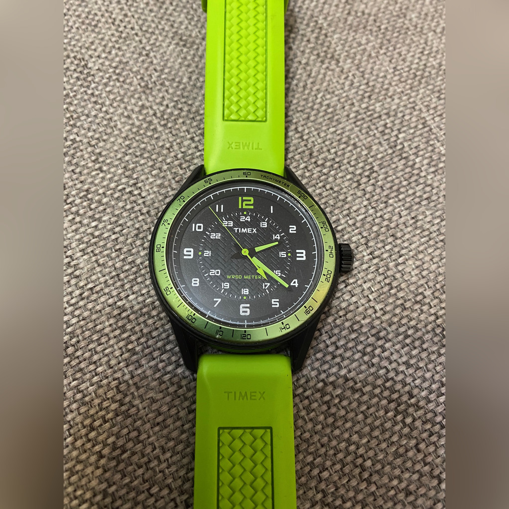 Timex sr626sw Zielony Neon | Kutno | Licytacja na Allegro Lokalnie