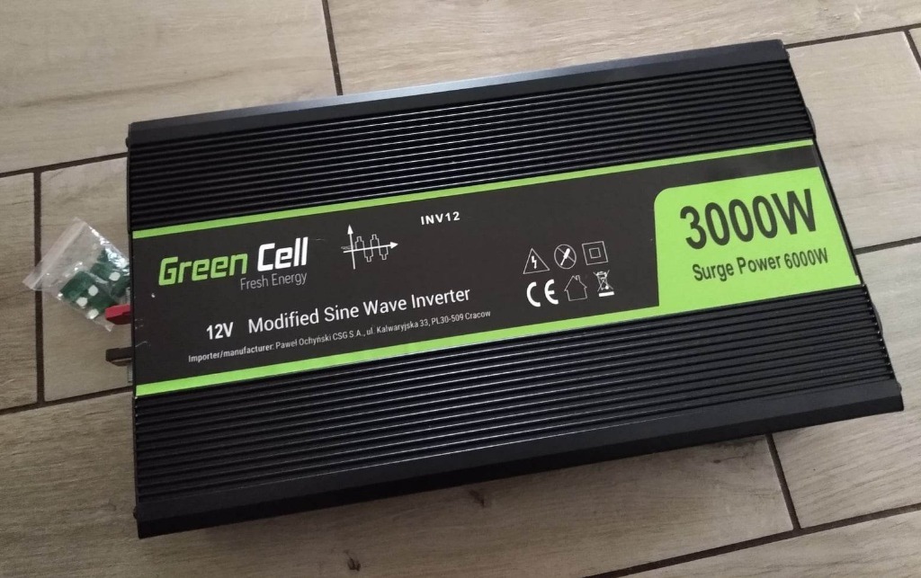 Green Cell przetwornica 12V na 230V 3000W INV12 | Legionowo | Kup teraz ...
