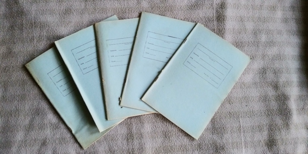 PRL zeszytów 16kartkowych 5 sztuk zabytek grube linie | Wrocław | Kup ...