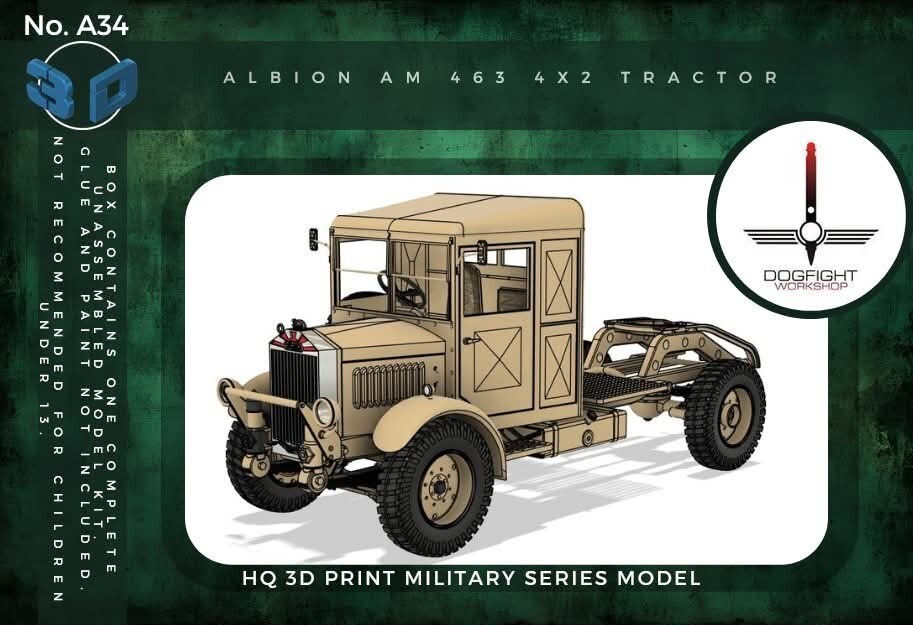 Albion AM 463 AM RAF tractor 1 48 druk 3D | Łódź | Kup teraz na Allegro ...