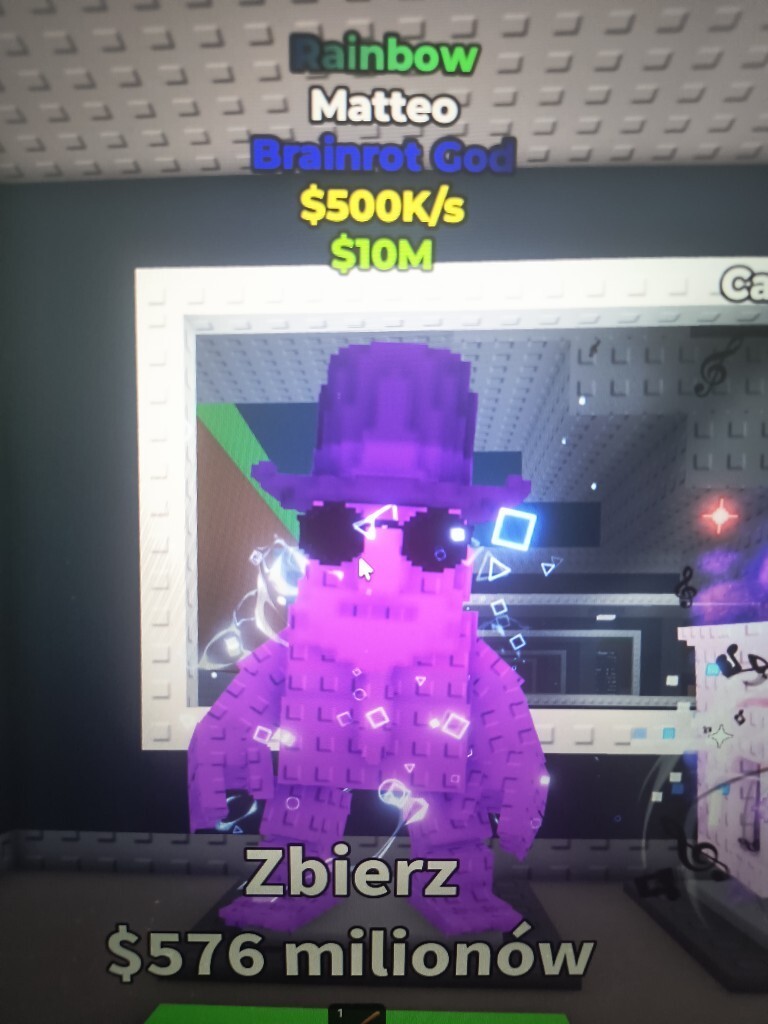 Rainbow Matteo - steal a brainrot | Morawica | Kup teraz na Allegro ...