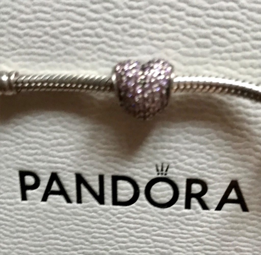Pandora Charms Różowe serce Pave Unikat | W-wa | Kup teraz na Allegro ...