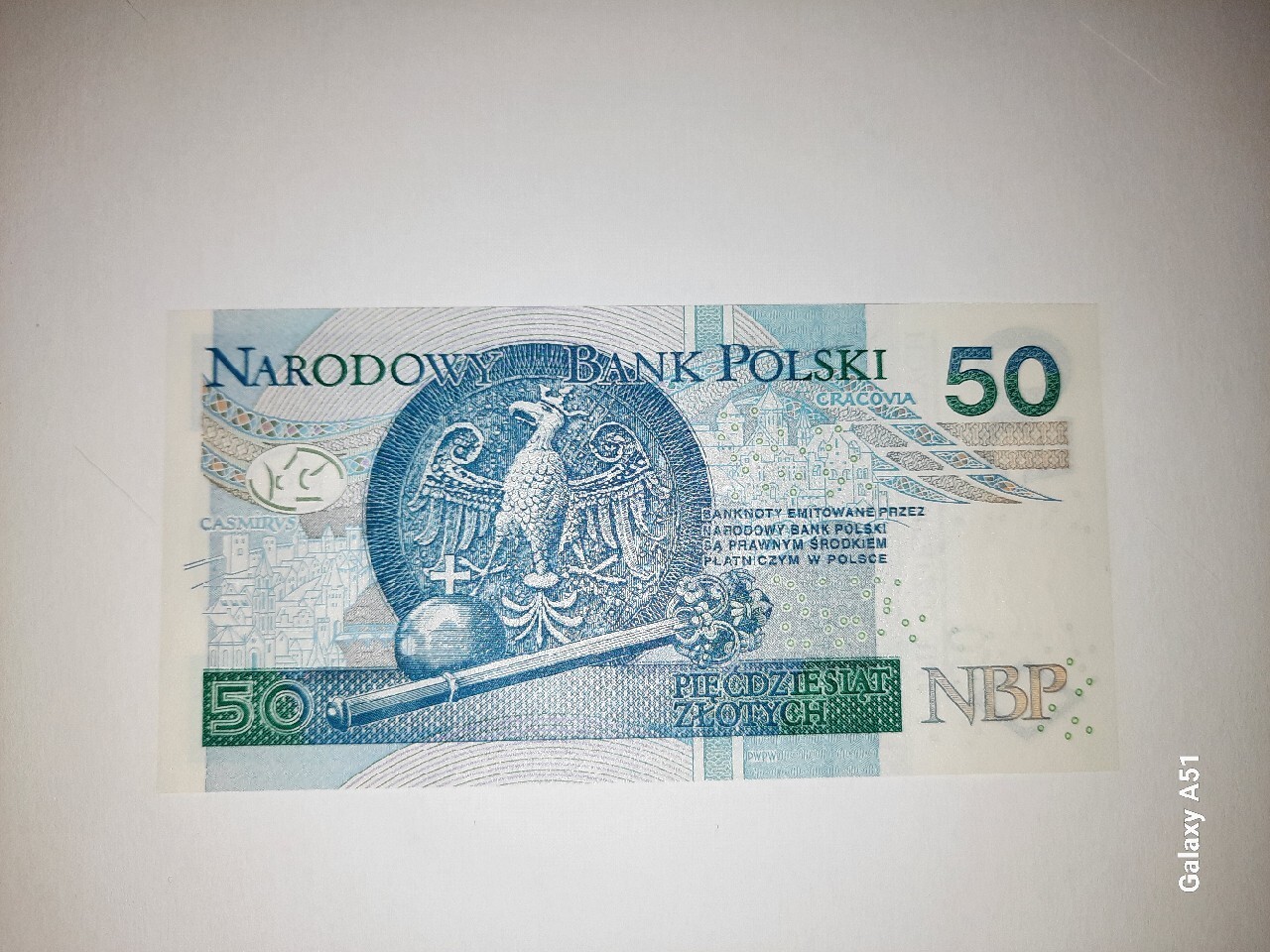 Banknot 50 PLN o numerze seryjnym BB7747777 | Łódź | Kup teraz na ...