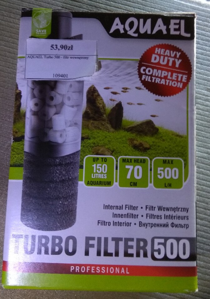Filtr aquael turbo 500 | Skomielna Biała | Kup teraz na Allegro Lokalnie