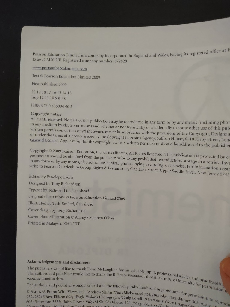 Pearson Baccalaureate Chemistry Higher Level | Warszawa | Kup teraz na ... Pearson Baccalaureate Chemistry Higher Level | Warszawa | Kup teraz na ...