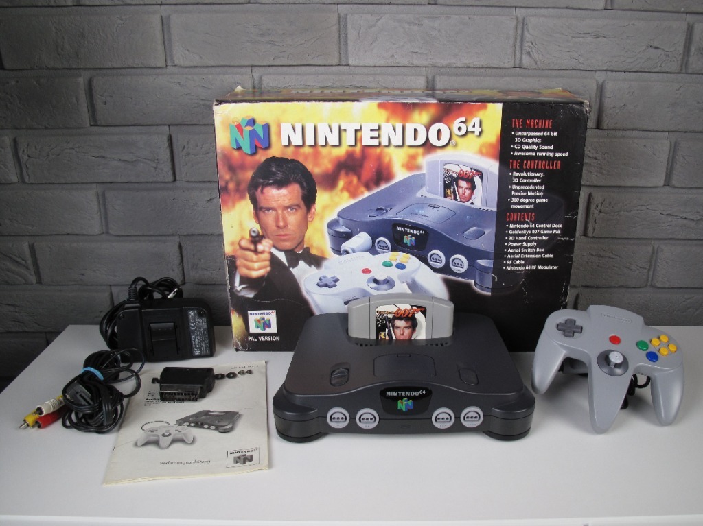 Nintendo 64 Limited Edition GoldenEye 007 + Gra | Rzepin | Kup teraz na ...