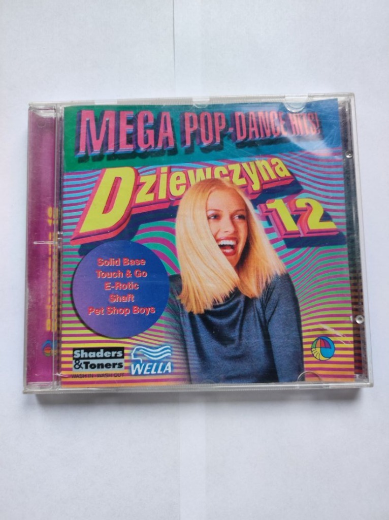 Mega pop dane hits dziewczyna 12 płyta cd kolekcjonerska 1999 rok ...