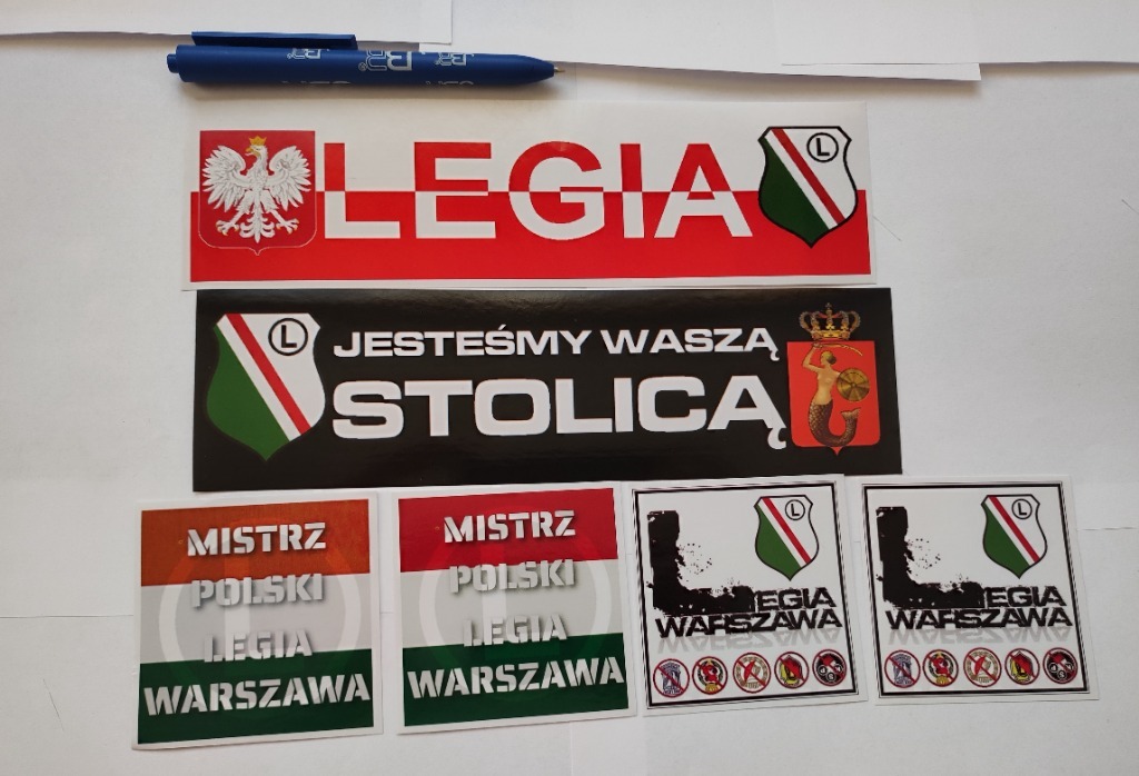 Vlepki, naklejki Legia Warszawa | Rzeszów | Kup teraz na Allegro Lokalnie