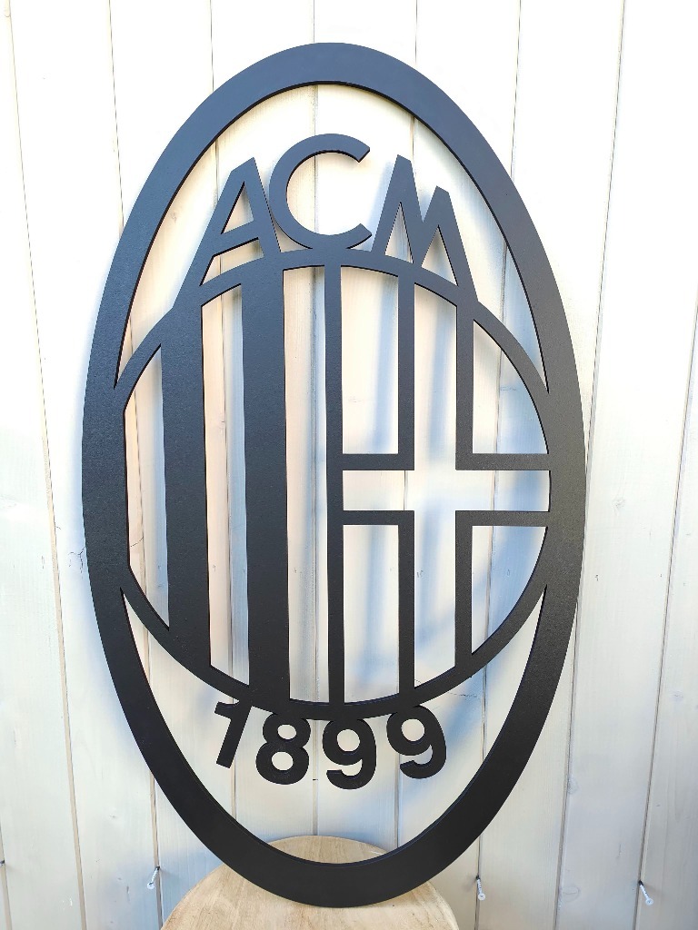 HERB AC MILAN 80cm AŻUROWY 3d obraz | Radlin | Kup teraz na Allegro ...