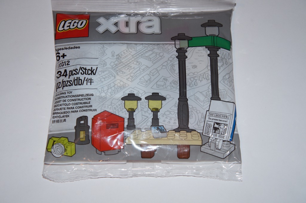 Lego polybag 40312 Latarnie uliczne+dodatki | Linówiec | Kup teraz na ...