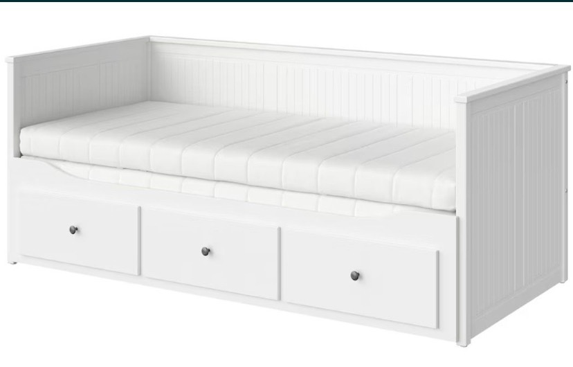 Ikea Hemnes lozko podwojne uzywane biale | Ropienka | Kup teraz na ...