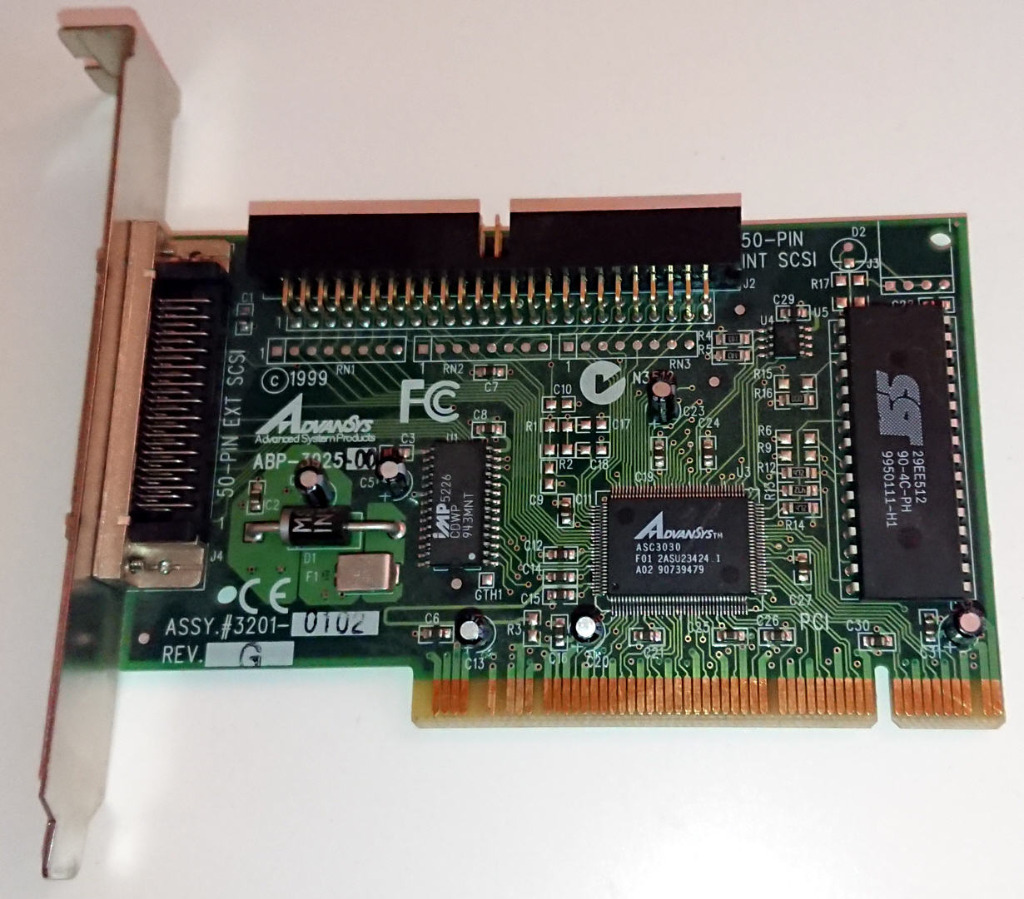 Kontroler PCI SCSI 2x 50 pin Advansys ABP-3925-00 | Januszowice ...