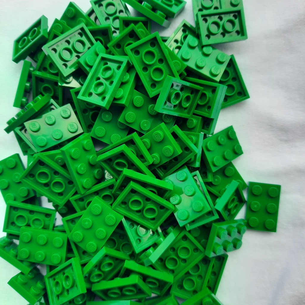 LEGO 3021 2x3 płytka green komplet 10 szt NOWY | Łódź | Kup teraz na ...