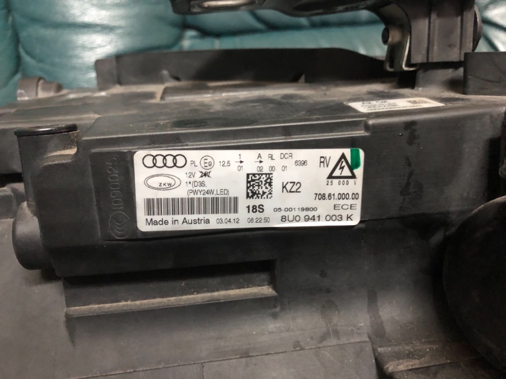 Lampa Audi Q3 12r 8U0 941 003 K Lewa | Słupca | Kup teraz na Allegro ...